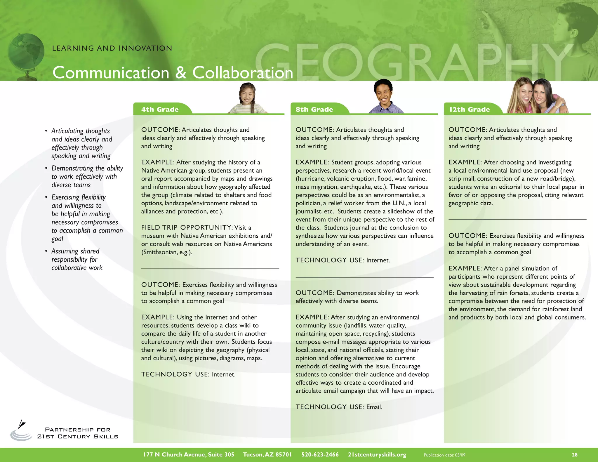 21st century skills map for geography | PDF