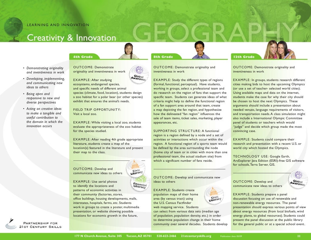 21st century skills map for geography