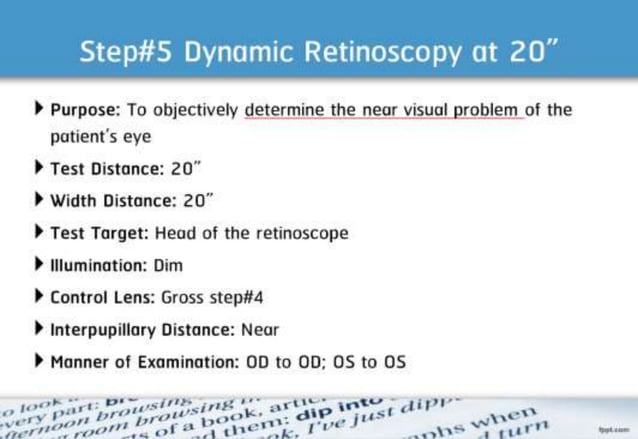 21 step-Diagnosis Procedure Refraction | PPTX