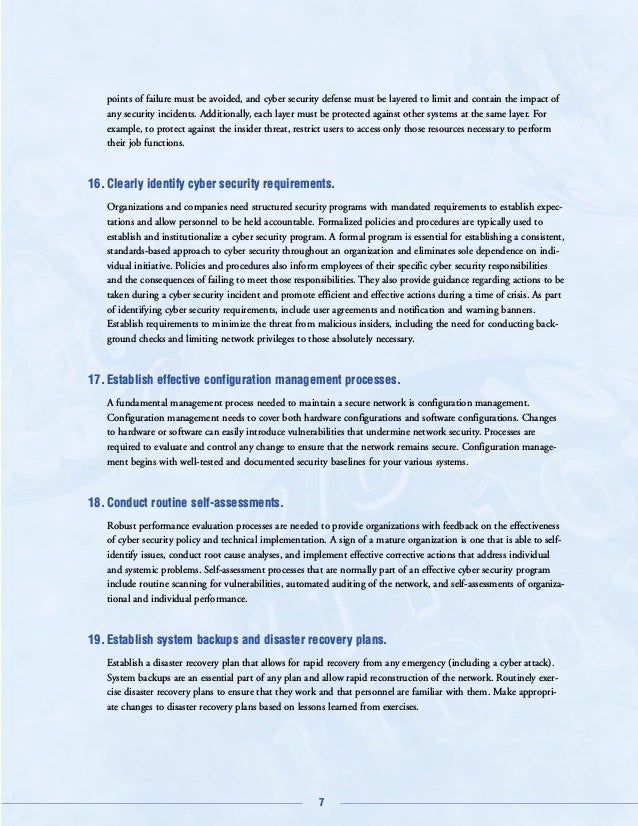Steps to Improve Cyber Security of SCADA Networks by U.S. Department of ...