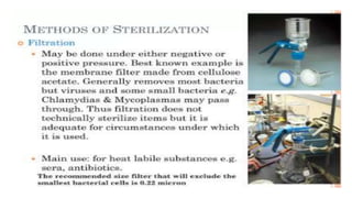 DPT - Sterilization and Disinfection | PPTX | Infectious Diseases | Diseases and Conditions