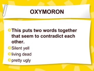 FIGURATIVE LANGUAGE | PPT | Free Download