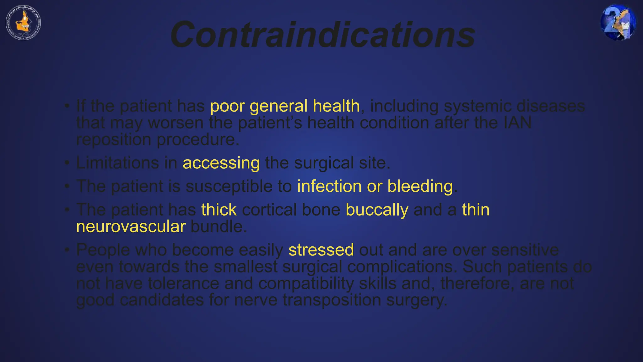 inferior alveolar nerve lateralization in severe atrophic mandible | PPTX