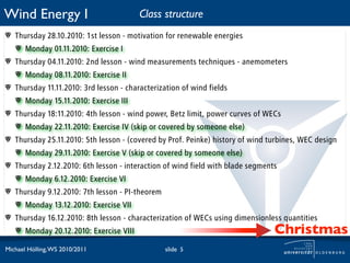 Wind energy I. Lesson 1. Introduction | PDF