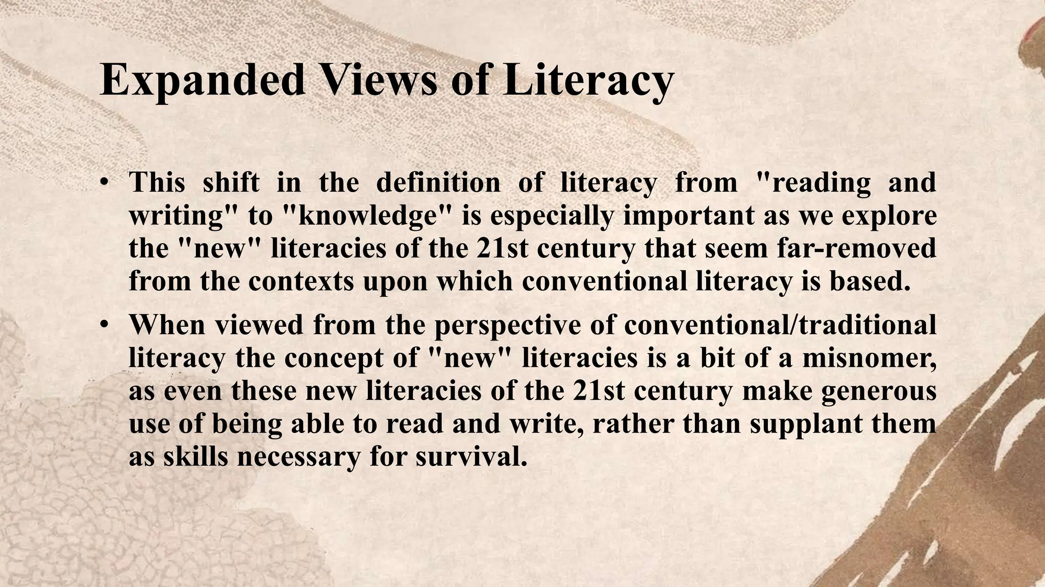 21ST CENTURY LITERACY FROM TRADITIONAL TO MODERN | PPTX