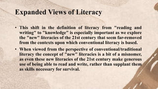 21ST CENTURY LITERACY FROM TRADITIONAL TO MODERN | PPTX