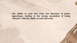 21ST CENTURY LITERACY FROM TRADITIONAL TO MODERN | PPTX