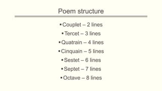 21st ppt WEEK 3.pptx | Poetry | Books and Literature