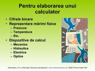 2 1 Structura Si Fuctionarea Calculatorului | PPT