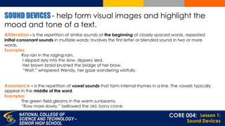Sound devices 21st century literature from the Philippines and the ...