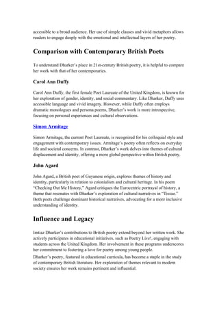 21th Century British poet Imtiaz Dharker.docx