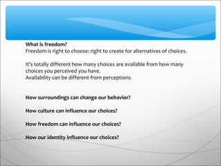 21 the art of choosing ppt | PPT