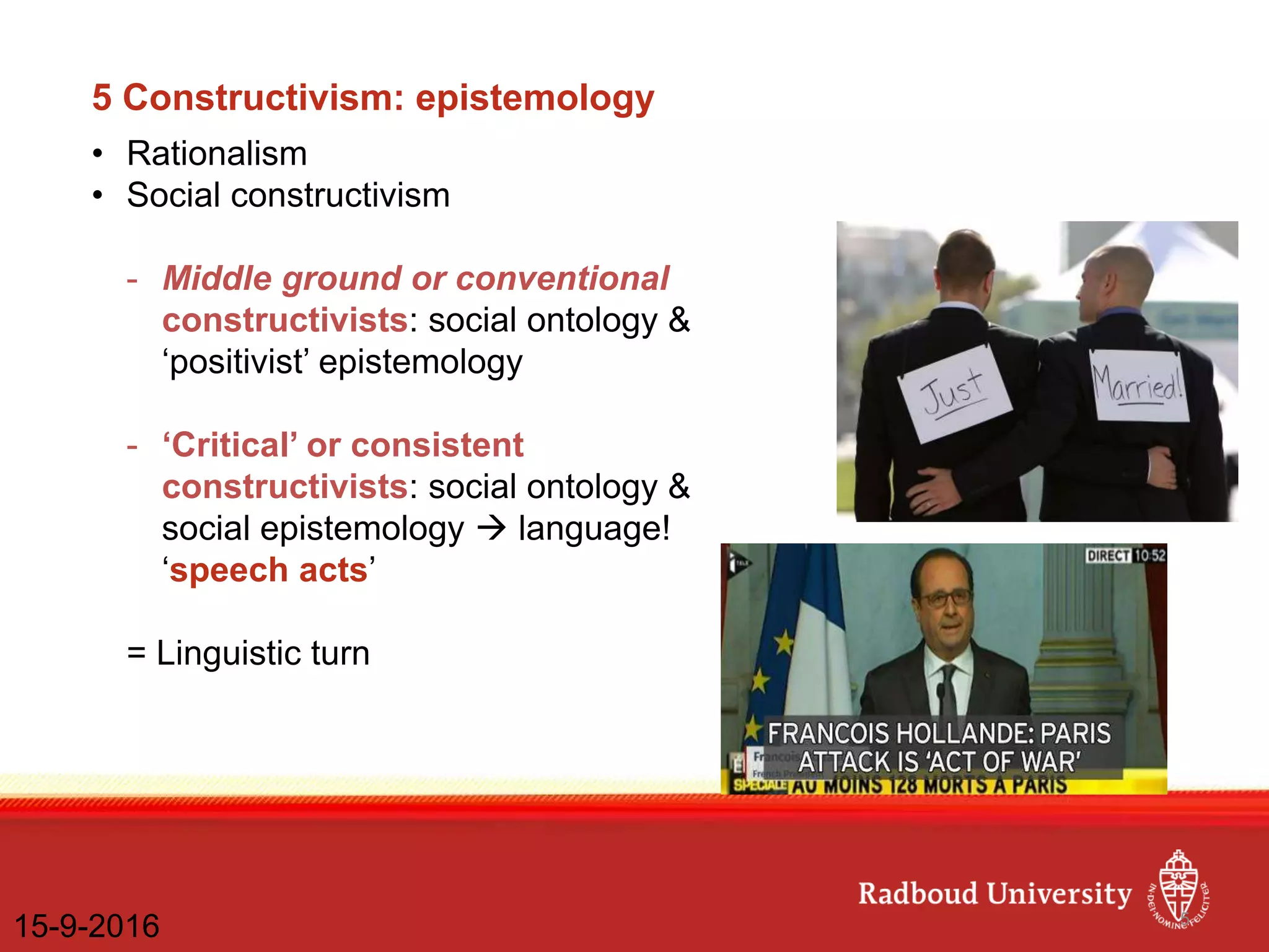 Theories of International Relations | PPTX