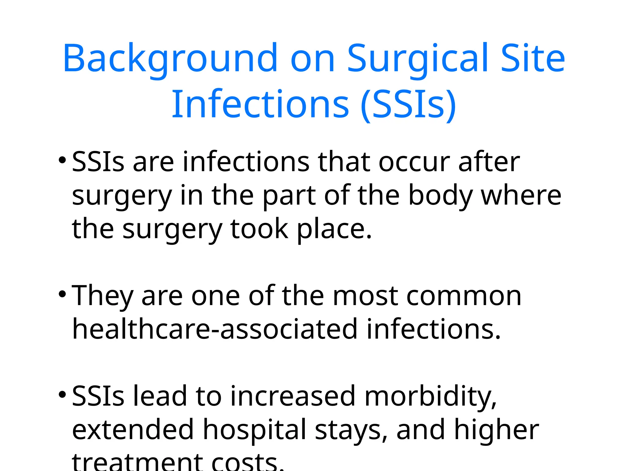 Surgical site infection presentation ppt | PPTX