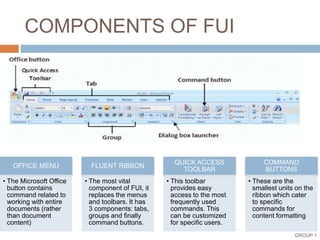 Fluent User Interface | PPT
