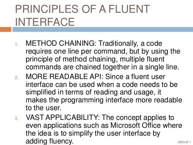 Fluent User Interface