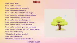 Trees- Poem | PPTX