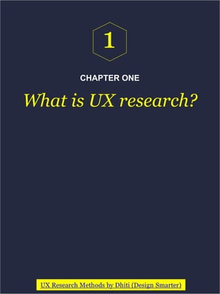 21 UX Research Methods | PDF