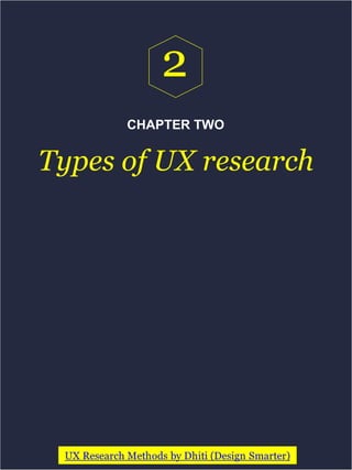 21 UX Research Methods | PDF