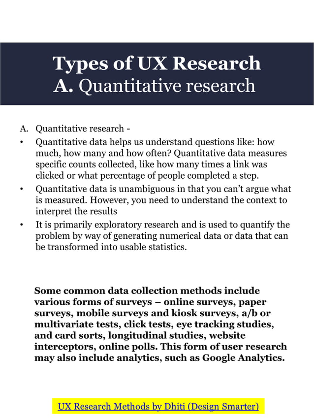 21 UX Research Methods | PDF | Internet for Beginners | Internet