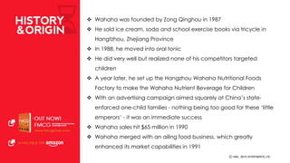 Wahaha - History, Evolution, Present and the Future | PPT