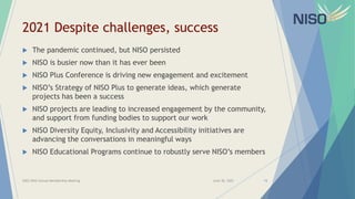 Carpenter "2022 NISO Membership Meeting: NISO Annual Report of 2021 ...
