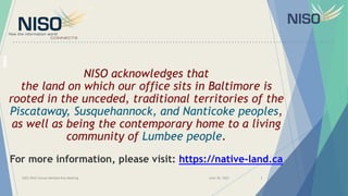 Carpenter "2022 NISO Membership Meeting: NISO Annual Report of 2021 ...