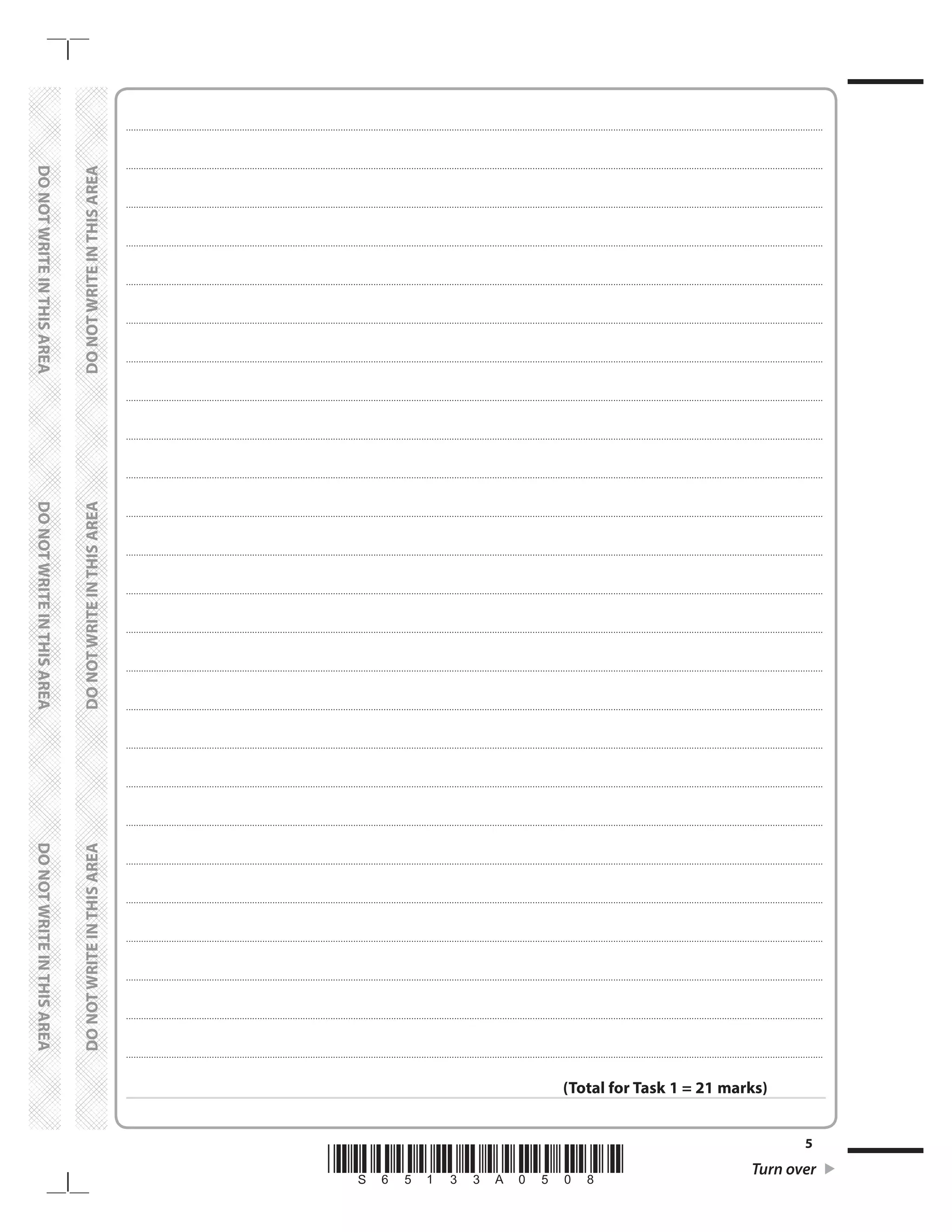 Annotated Writing Exemplar | PDF