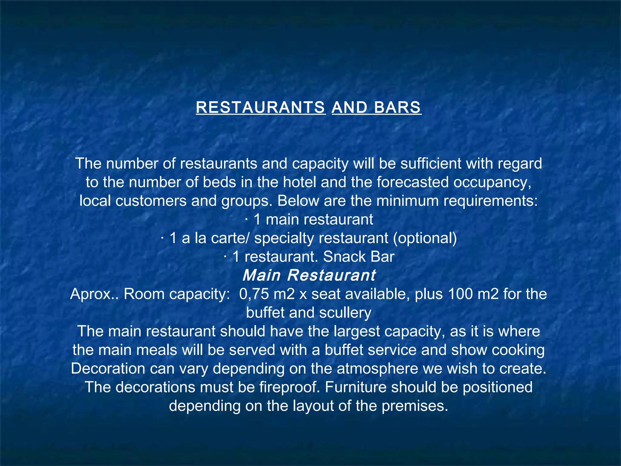 STANDARD DATA OF THREE STAR HOTEL | PPT