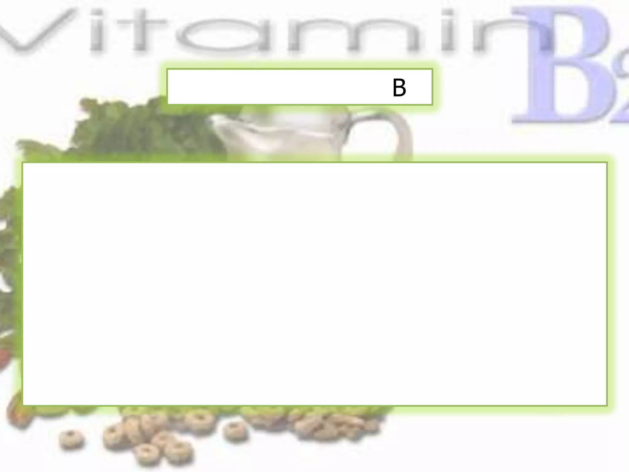 vitamin B2 | PPTX