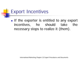 Export Procedures and Documents | PDF