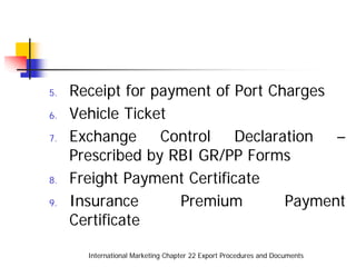 Export Procedures and Documents | PDF