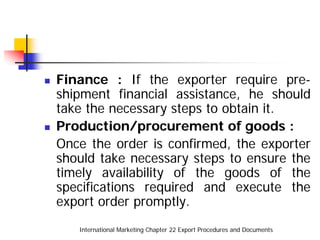 Export Procedures and Documents | PDF