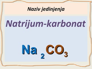 Soli. Formule i nazivi. | PPT