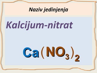 Soli. Formule i nazivi. | PPT