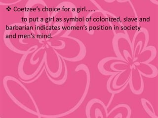 Representation of Women Character in African Literature | PPT