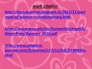 Representation of Women Character in African Literature | PPT