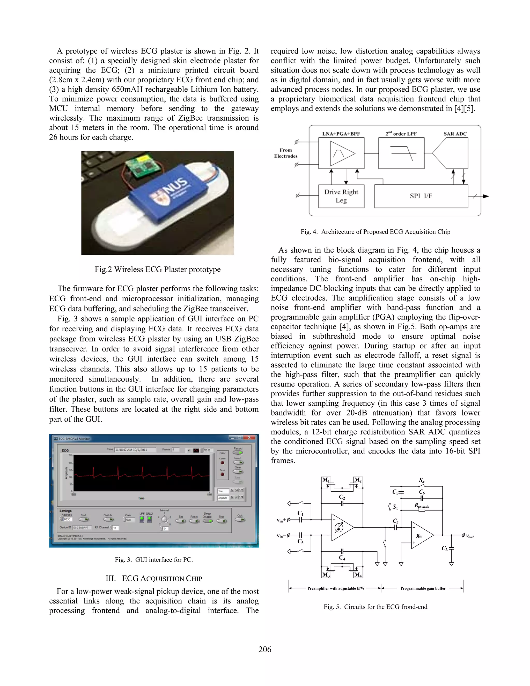 A Wireless ECG Plaster for Real-Time Cardiac Health Monitoring in Body Sensor Networks | PDF ...