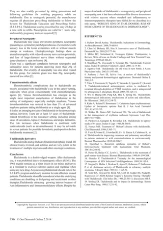 Devitalisation of Thalidomide | PDF