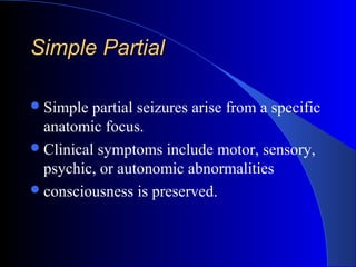 epilepsy -pediatrics | PPT