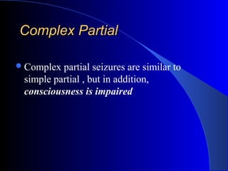 epilepsy -pediatrics | PPT