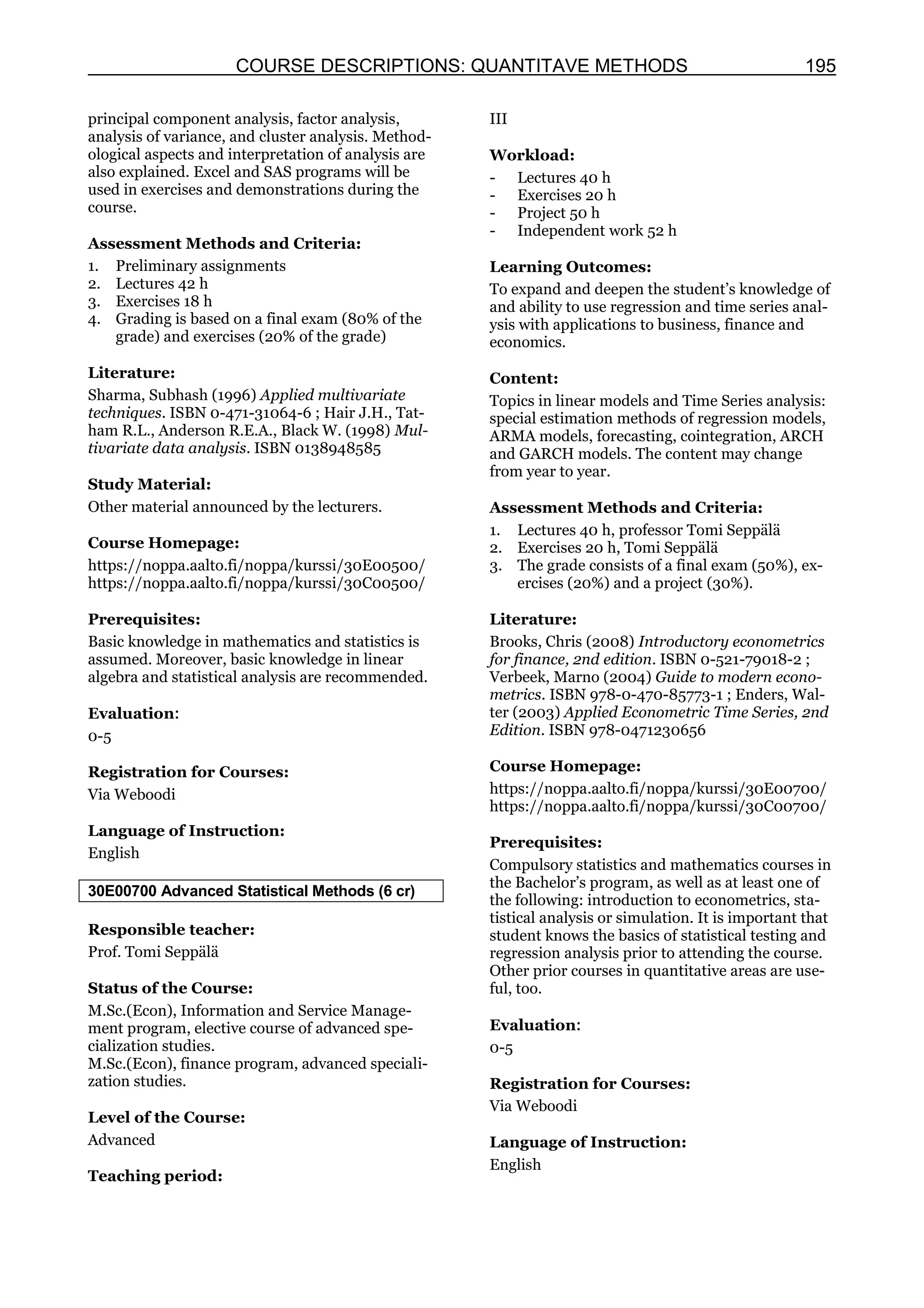 quantitative methods (1) | PDF