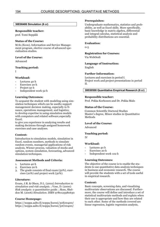 quantitative methods (1) | PDF