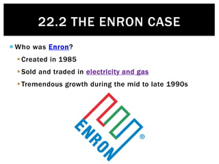 22.2 The Enron case | PPTX