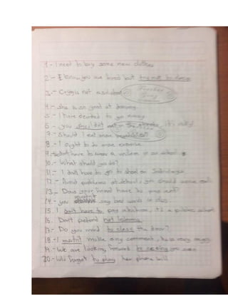 English Notebook 3 | PDF