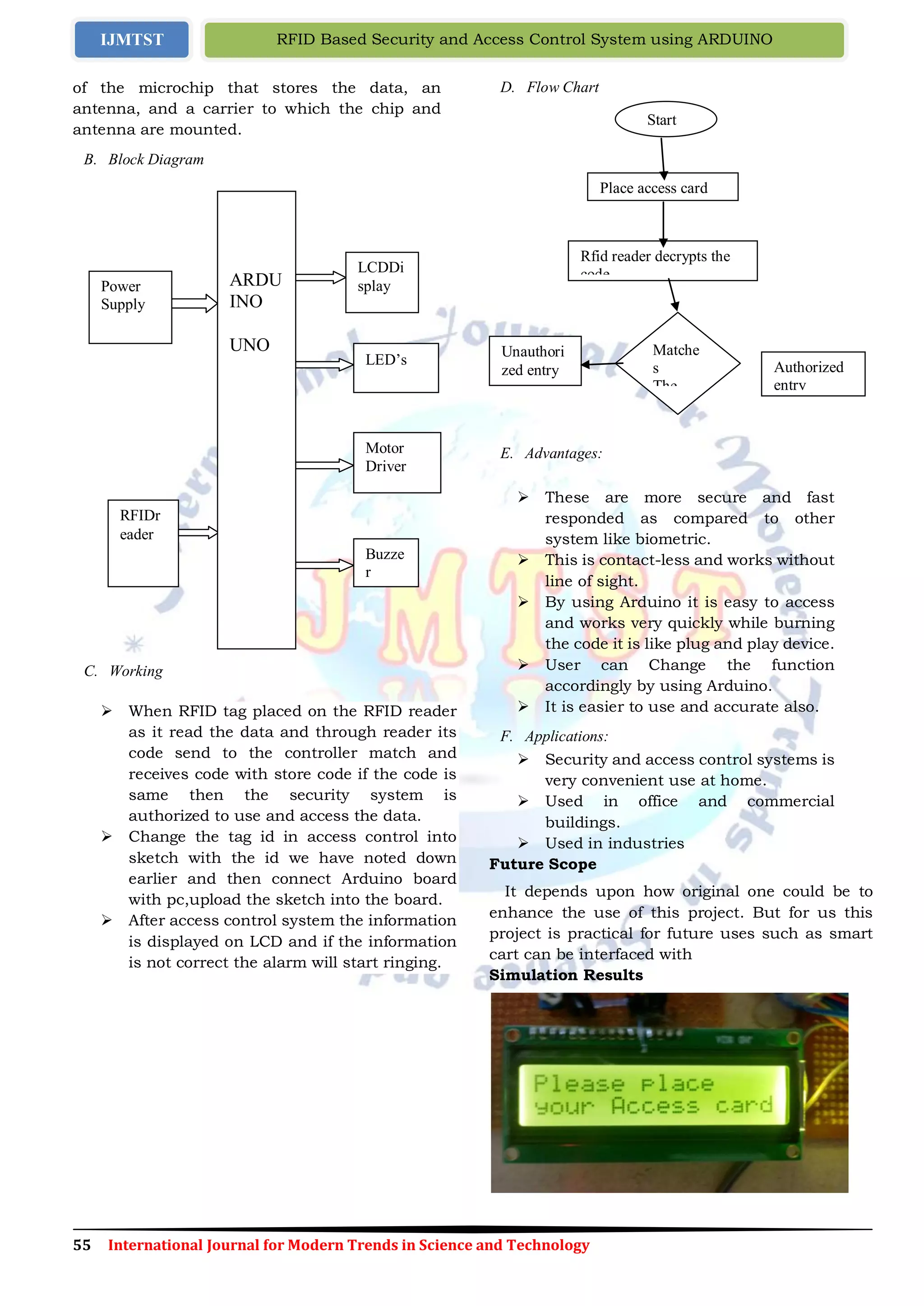 Rfid Based Security And Access Control System Using Arduino Pdf