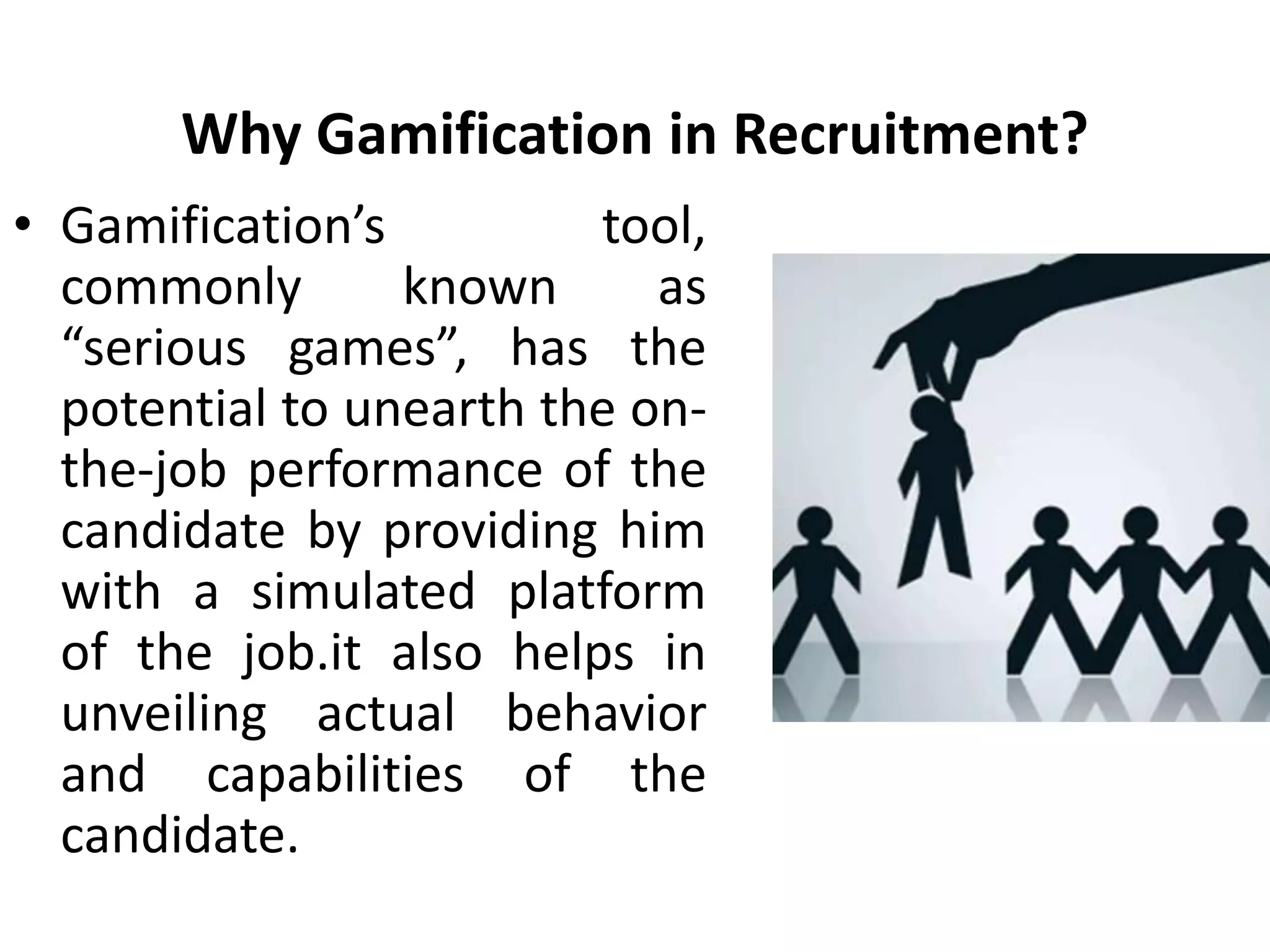Why gamification in recruitment - Gamification in HR - Manu Melwin Joy | PPTX