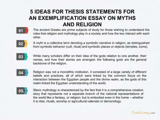 COMPLETE GUIDE ON HOW TO WRITE AN EXEMPLIFICATION ESSAY ON MYTHS AND ...