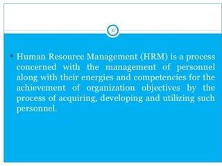 22.Human resource management( introduction to HRM) A Lecture By Mr Allah Dad Khan to Students ...