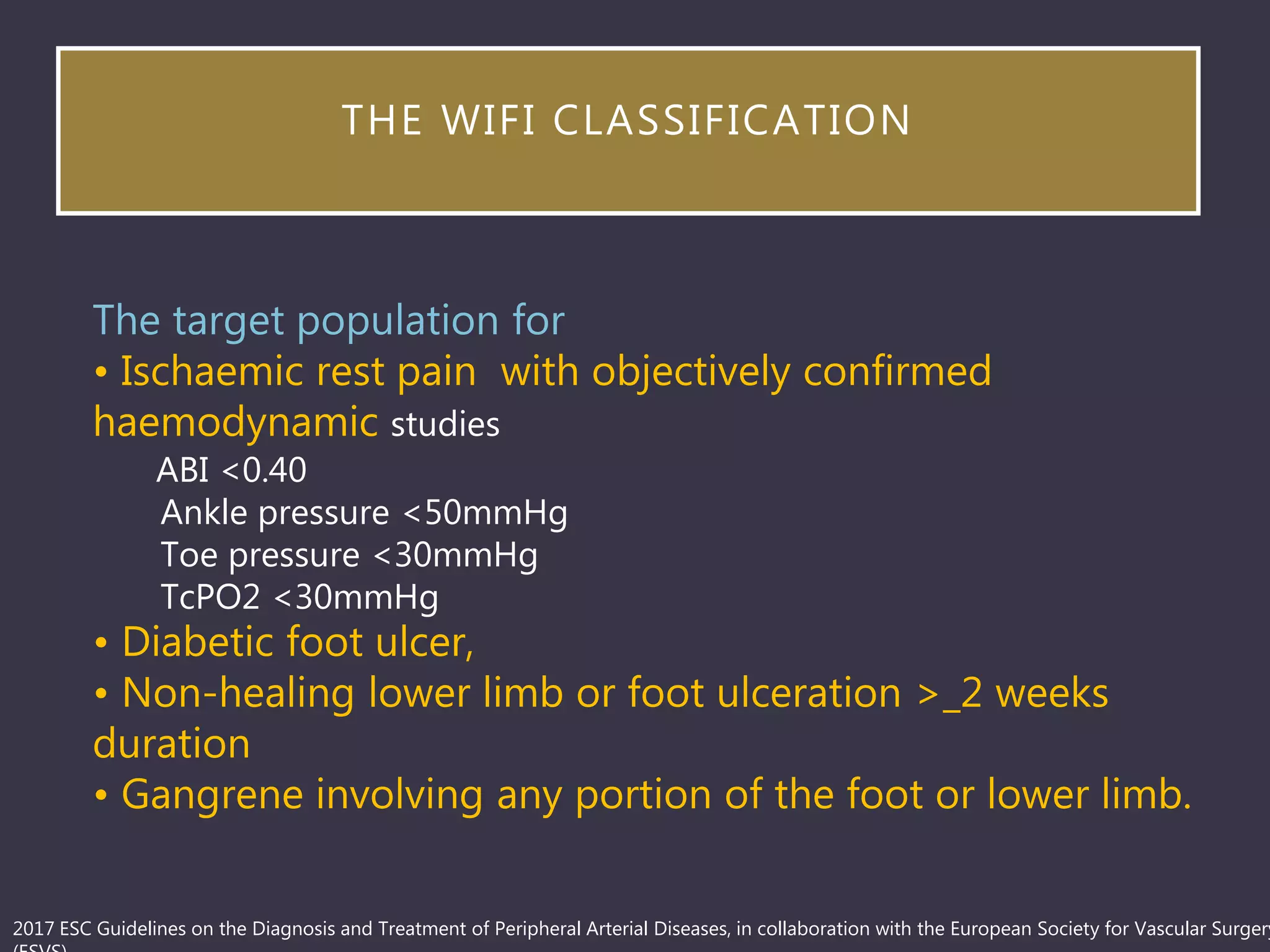 22.2.2018 acute limb ischemia vs critical limb ischemia | PPTX